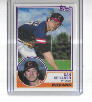 1983 Topps #725 Dan Spillner Cleveland Indians | eBay