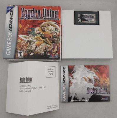 Yggdra Union: We'll Never Fight Alone (Nintendo Game Boy Advance, GBA ...