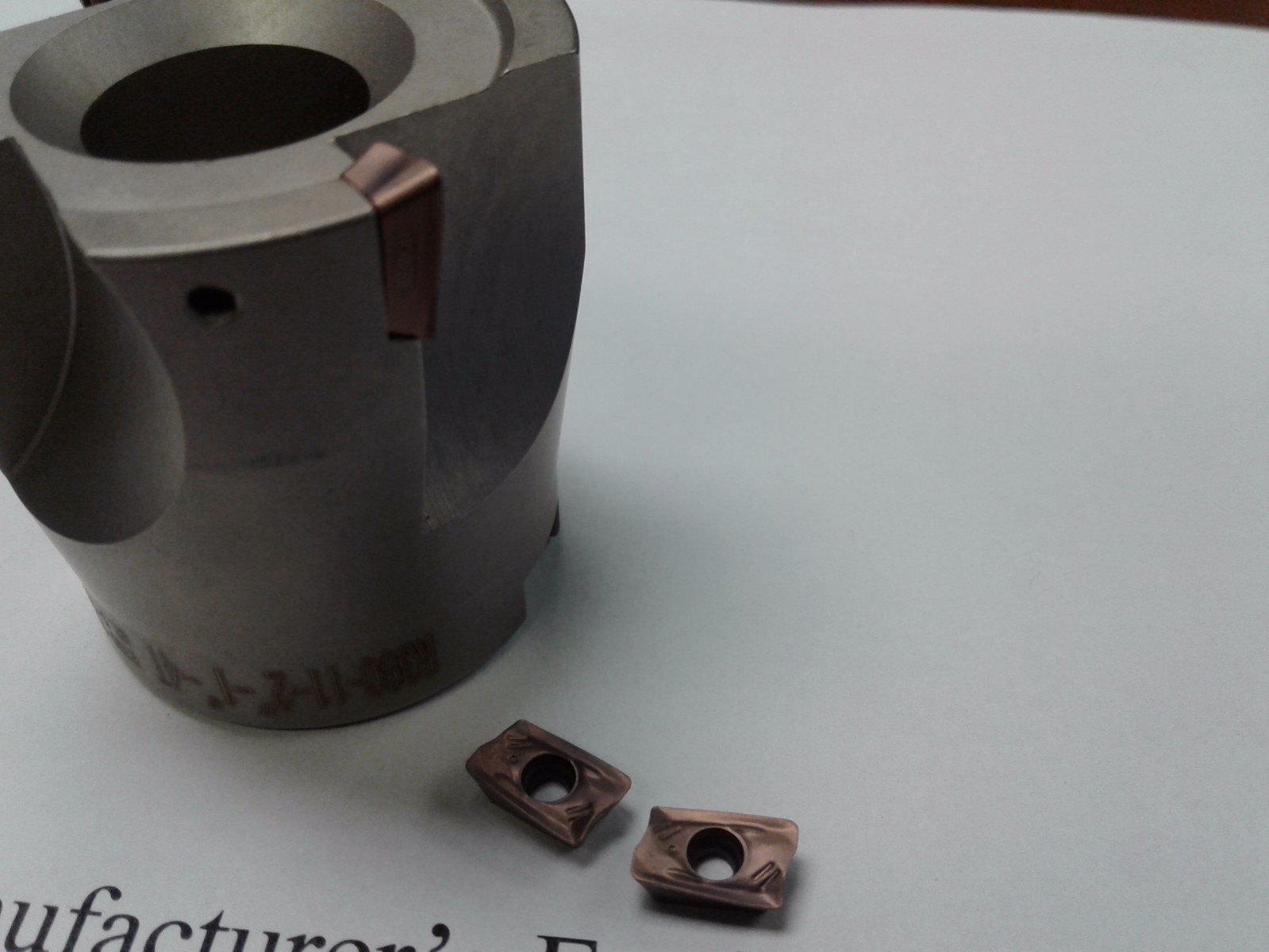 2" 90 degree indexable face mill, shell mill Sandvik R390-11T308 #506 ...