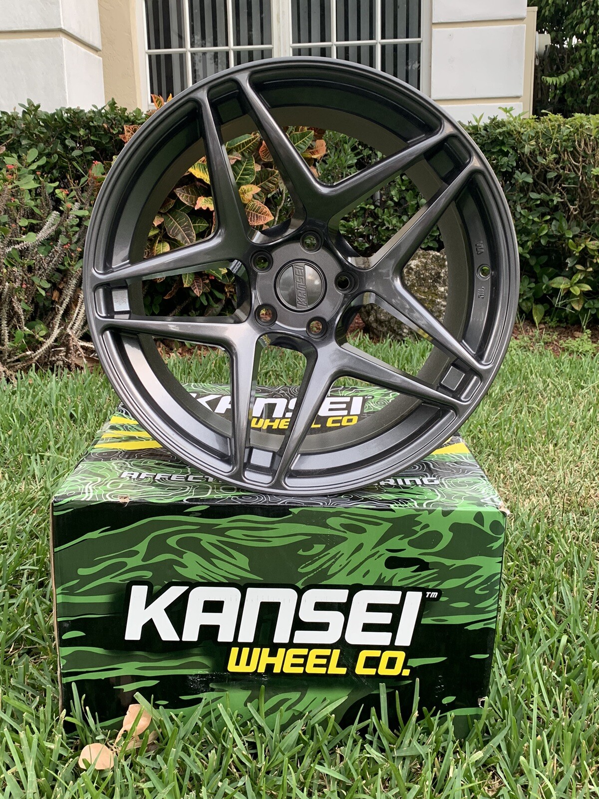 Kansei Astro 18x10.5 +12 5x114.3 Gunmetal Pair | eBay