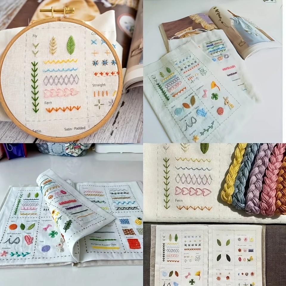 DIY Stitch Book Embroidery Sewing Book Essentials for Embroiderers ...