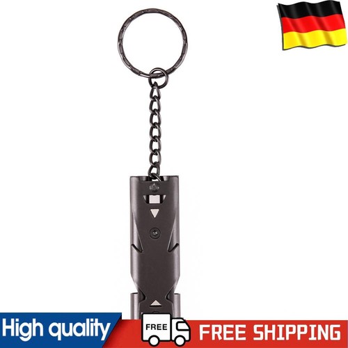Mini SOS Whistle with Keychain Stainless Steel Signal Whistle for ...