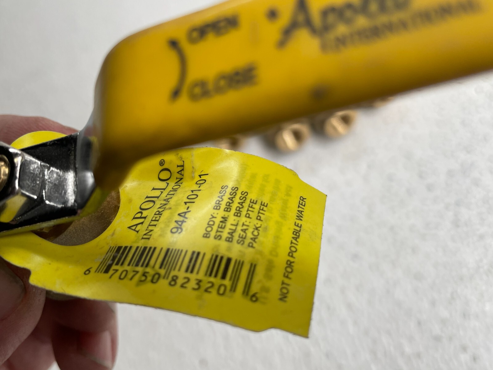 APOLLO 94A-101-01 Brass Full Port Ball Valve 1/4" NPT Thread Ends 600 ...