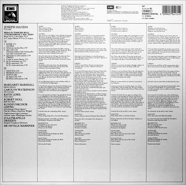 Joseph Haydn - Margaret Marshall • Carolyn Watkinson • Keith Lewis ...