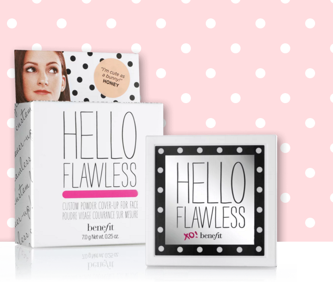 NEW! Benefit HELLO FLAWLESS Custom Powder Cover-Up For Face- Hazelnut ...