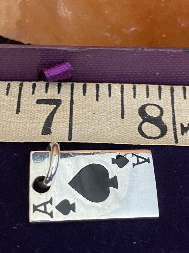 Silver Ace Of Spades , ( Card ) Dog Tag Pendant And Chain | eBay