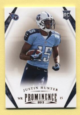2013 Prominence Justin Hunter Rookie Card (Titans) | eBay
