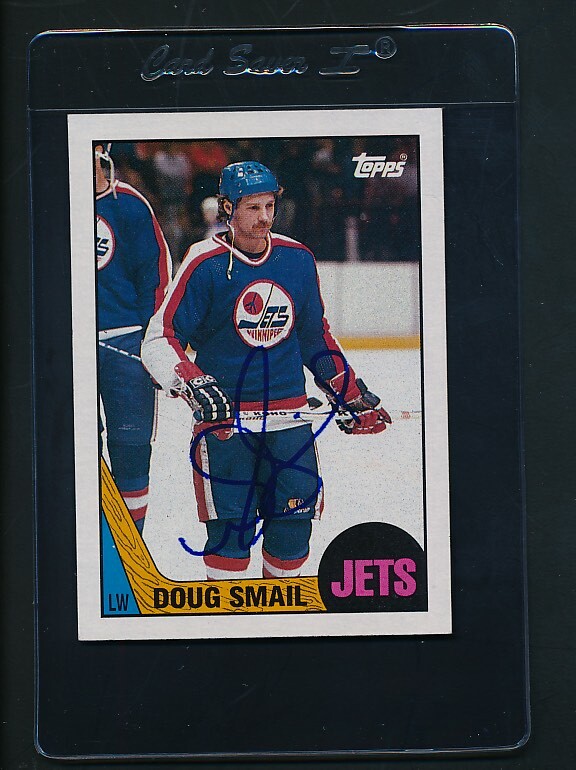 1987/88 Topps #181 Doug Smail Jets Signed Auto *C9537 | eBay