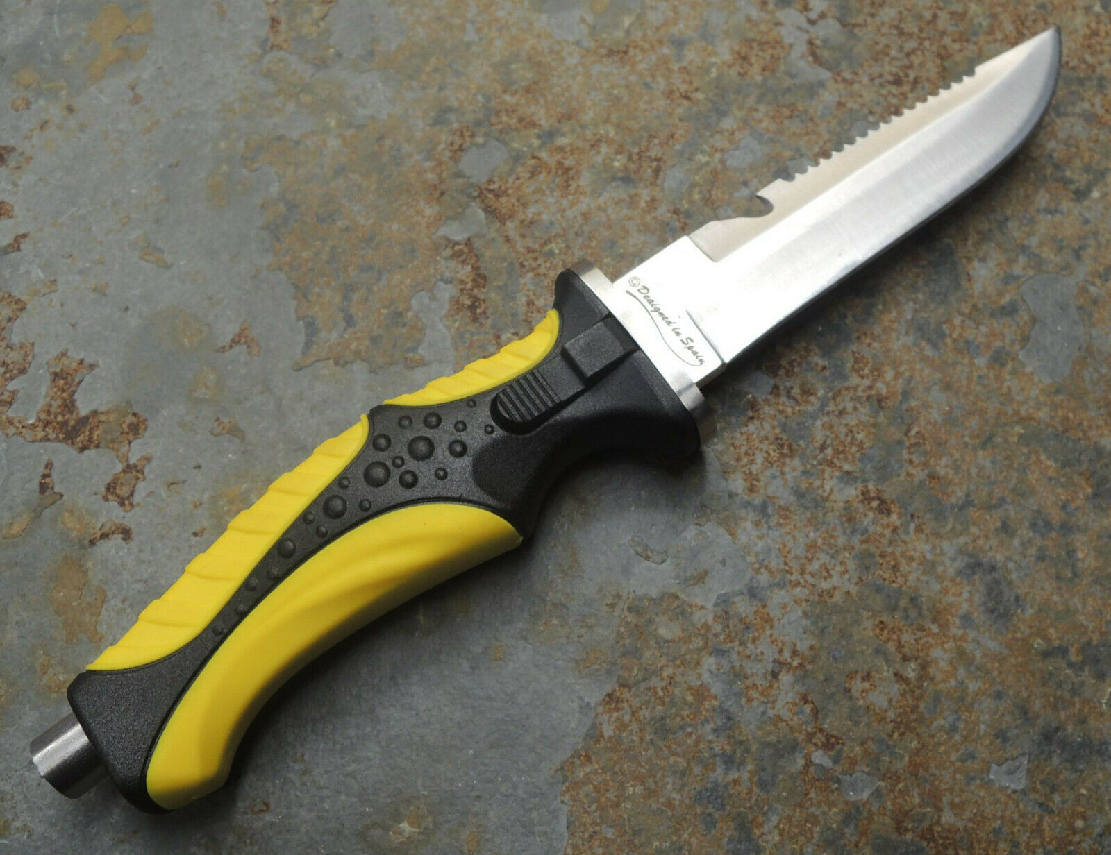 Albainox Nautilus Tauchermesser Notfallmesser mit Beinholster Diving ...