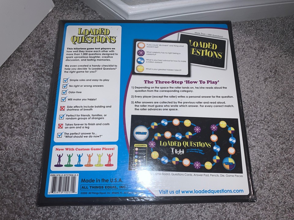 NEW Loaded Questions Party Game by All Things Equal SEALED | eBay