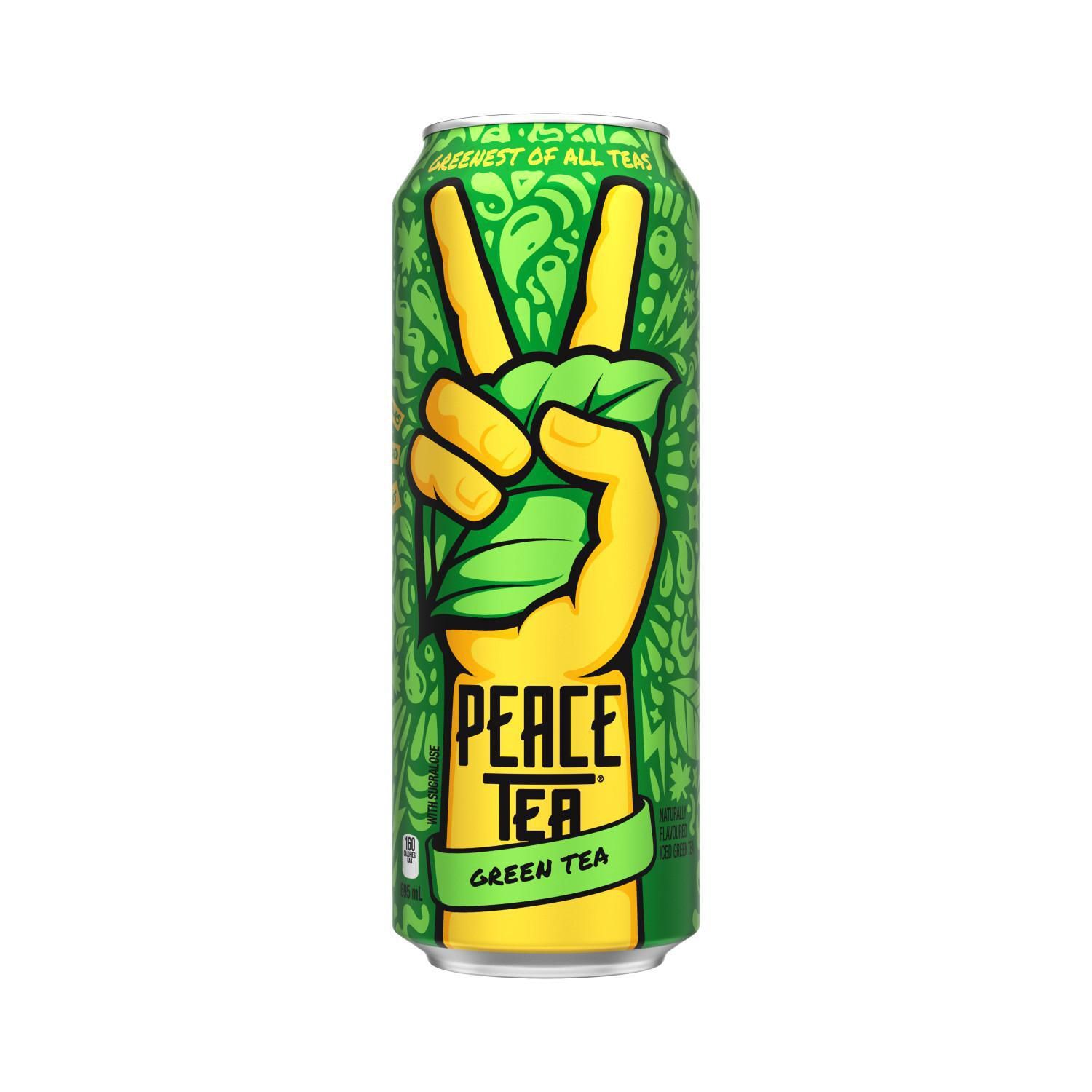 3 Cans of Peace Tea Greenest of All Teas Iced Tea 695 ml Each -Free ...