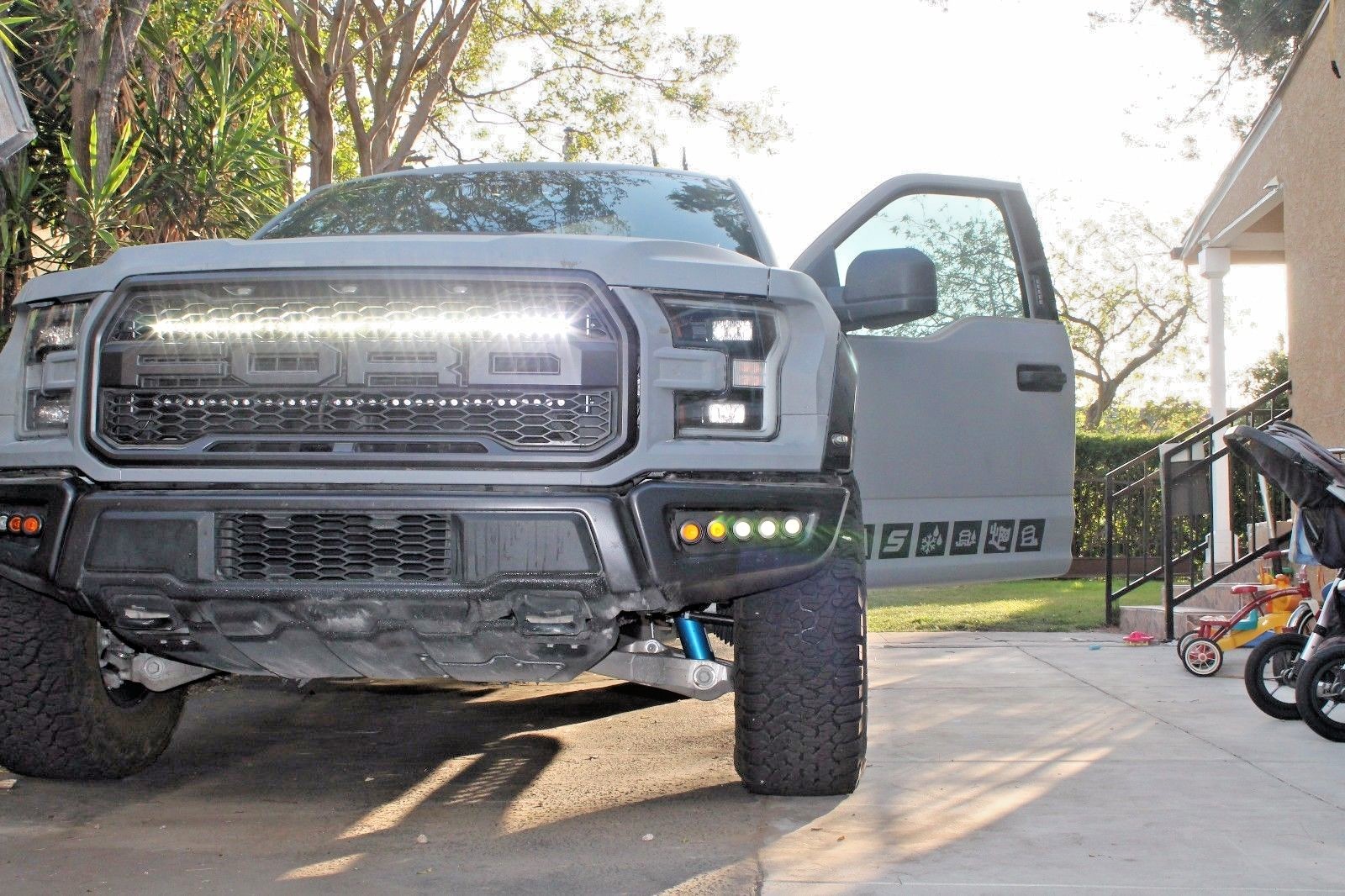 2017 2018 2019 2020 FORD RAPTOR GRILL M&R DUAL LED 40" LIGHT KIT - 2 ...