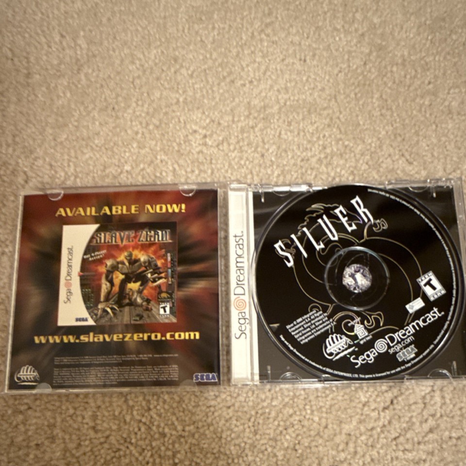 Infogrames Silver Sega Dreamcast 2000 Role Playing Action Manual ...