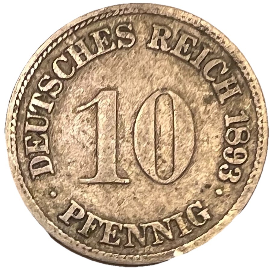 1893F 🇩🇪 Germany 10 Pfennig Coin - Combined Shipping - Lot C81a | eBay