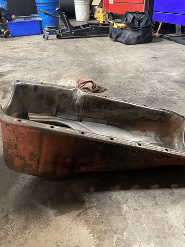 CHEVY 1958-1974 283 327 350 SBC Small Block Chevy Oil Pan ORIGINAL GM ...