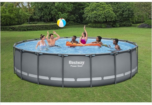 Local Pickup: BESTWAY Large Above-Ground Swimming Pool Set 18' x48 ...