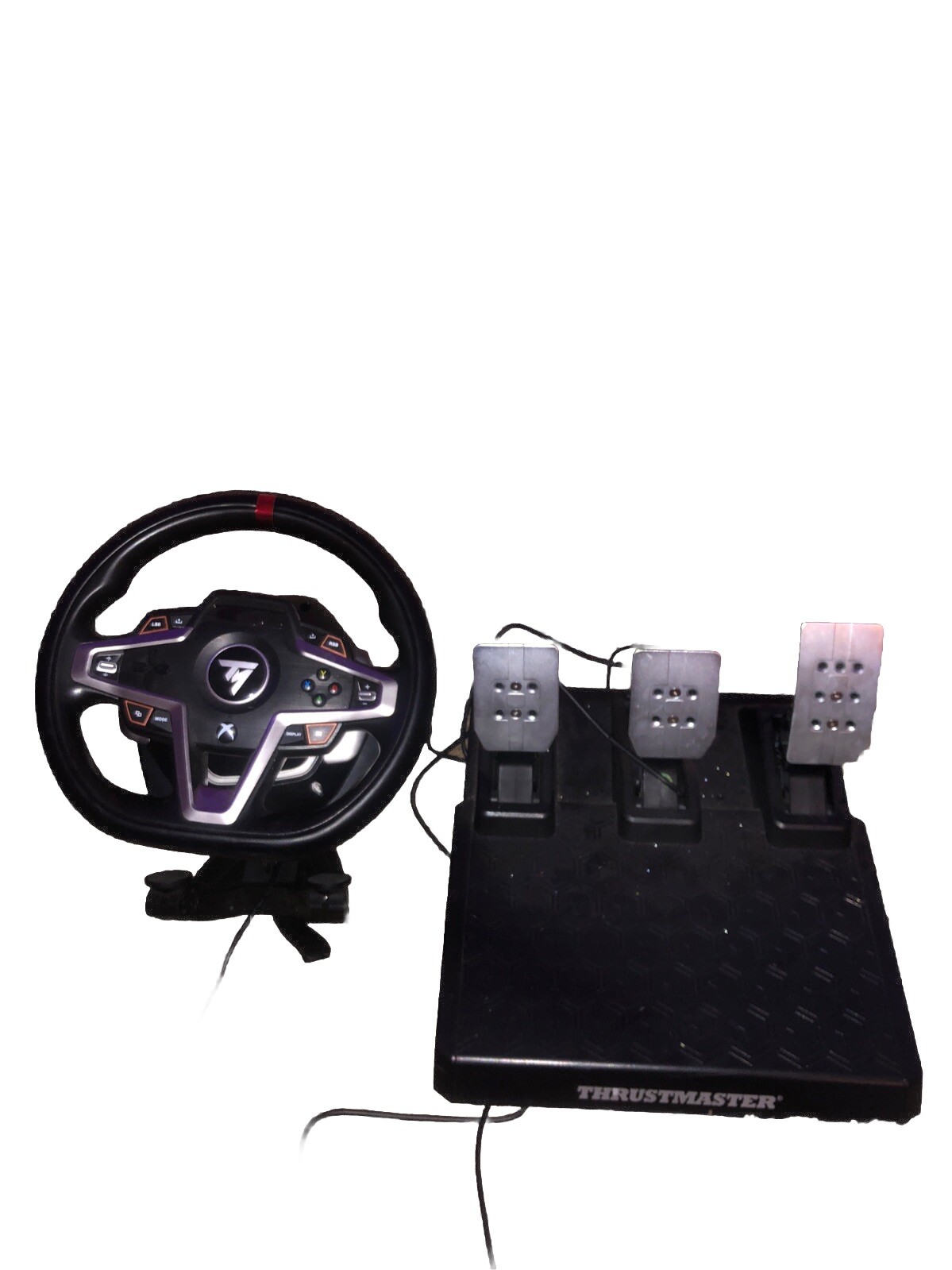 Thrustmaster T300 RSGT Racing Wheel & Petals - Black (Xbox) OPENED ...