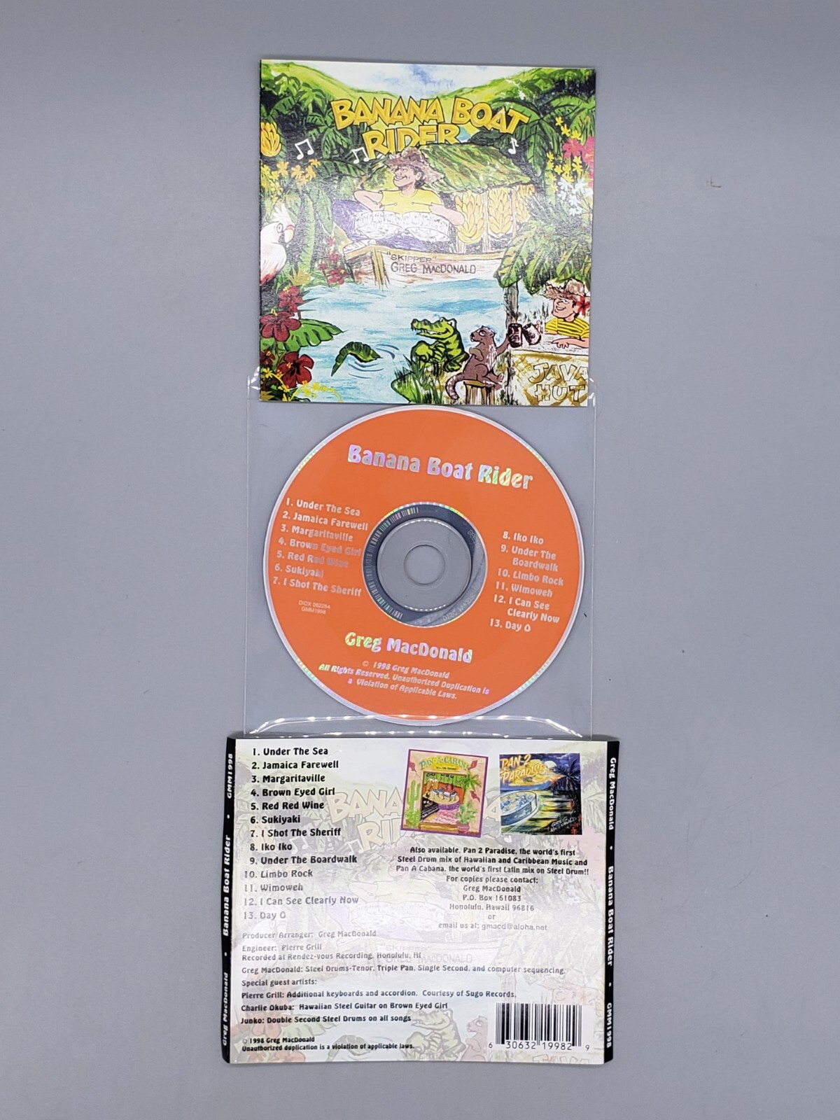Banana Boat Rider by Greg Macdonald (CD, 2012) No Case No Tracking 630632199829| eBay