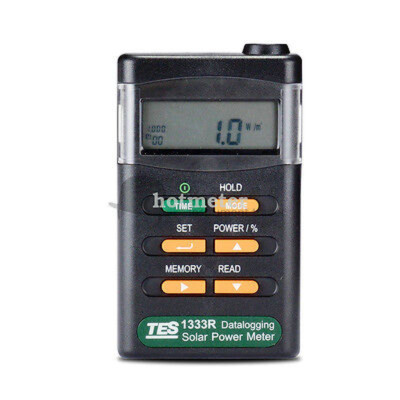 TES-1333R Solar Power Meter Radiation Detector Solar Cell Energy Tester ...