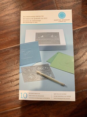 Martha Stewart Crafts Dry Embossing Starter Kit #48-20001 New Sealed | eBay