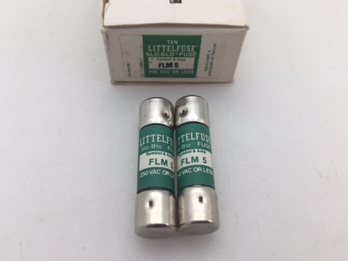 FLM5 - Littelfuse, 5 Amp 250vac, Slow Blow Midget Fuse (Size: 5AG) | eBay