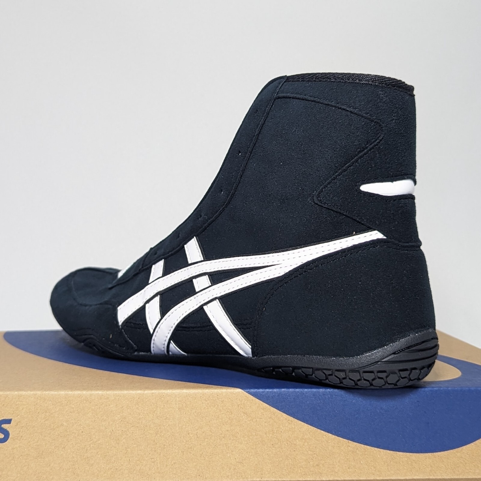 ASICS Wrestling Shoes 1083A001 Black/White(Black) EX-EO(TWR900 ...