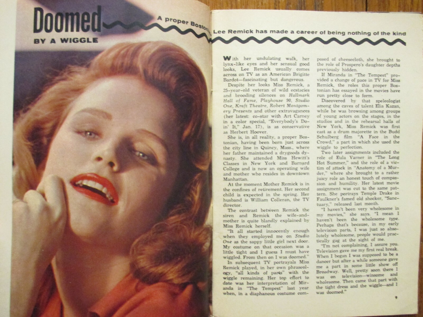 Mar. 1961 TV Guide Mag(ASA MAYNOR/JACK BAILEY/LEE REMICK/RAYMOND BURR ...