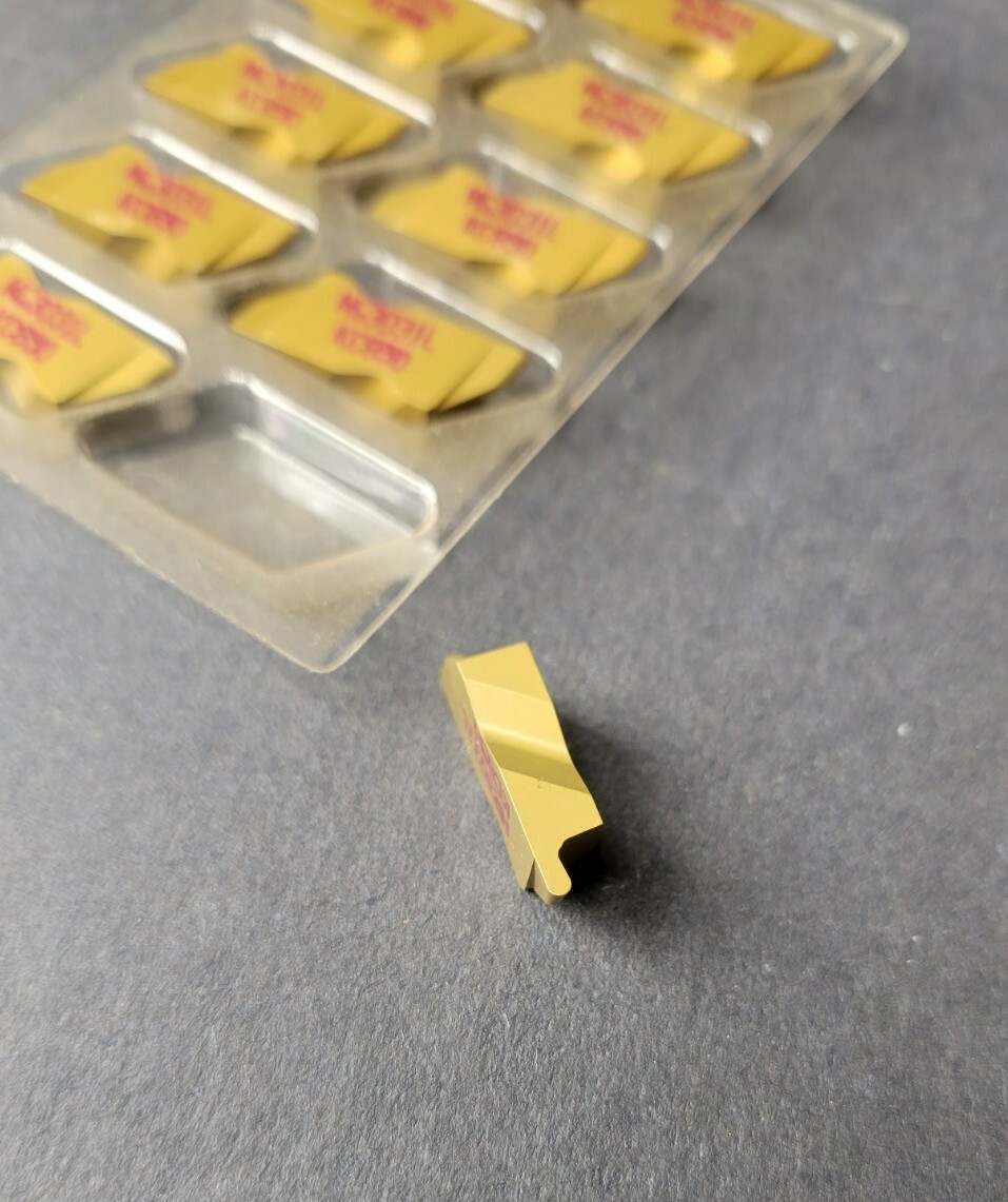 10pc Kennametal Top Notch NR3031L KC850 Inserts Grooving Turning ...