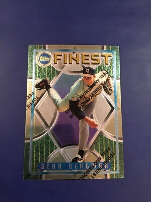 1996 Topps Finest # 306 SEAN BERGMAN Detroit Tigers Great Card ! | eBay