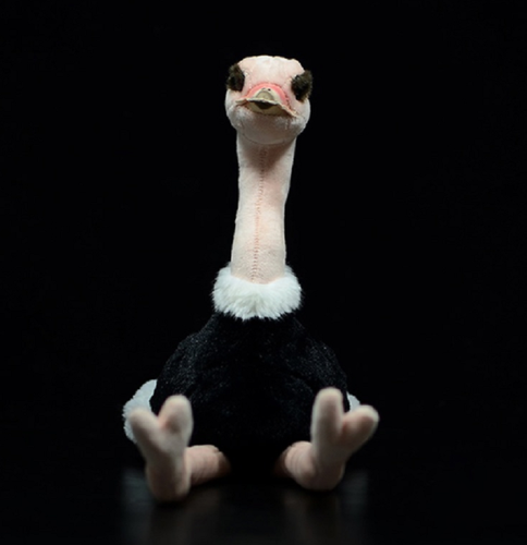 28cm Common Ostrich Plush Toy Stuffed Bird Animal Soft Doll Kids Gift ...