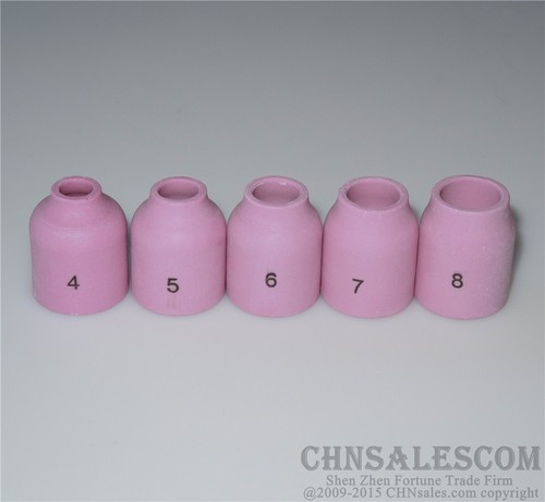 5 pcs 53N58 53N59 53N60 53N61 53N61S Alumina Nozzle Gas Len Cup WP-9/20 ...