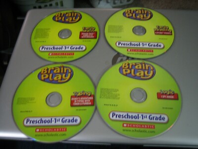 Scholastic Brain Play Preschool - 1st Grade (PC, 2005) - Discs Only ...