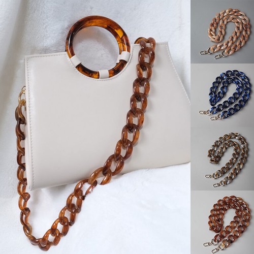 Mix Color Clutch Chain Shoulder Bag Strap Messenger Belt Bag Chain With ...