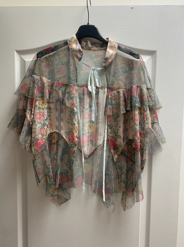 Anna Sui Floral Ruffle Blouse (Size M) | eBay