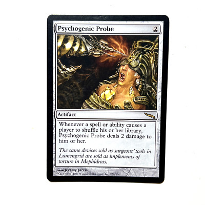 Psychogenic Probe VLP Mirrodin Rare MTG See Photos Magic the Gathering ...