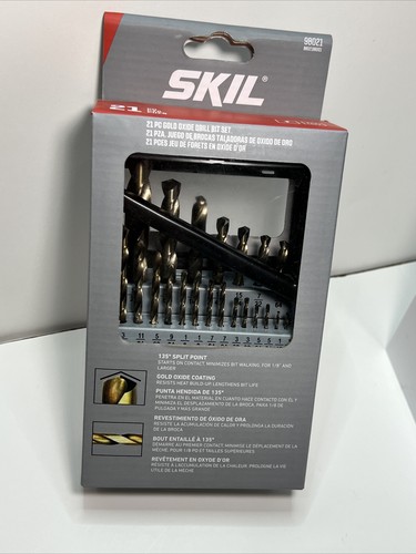 SKIL High Speed Steel Drill Bit Set 21 pc | eBay