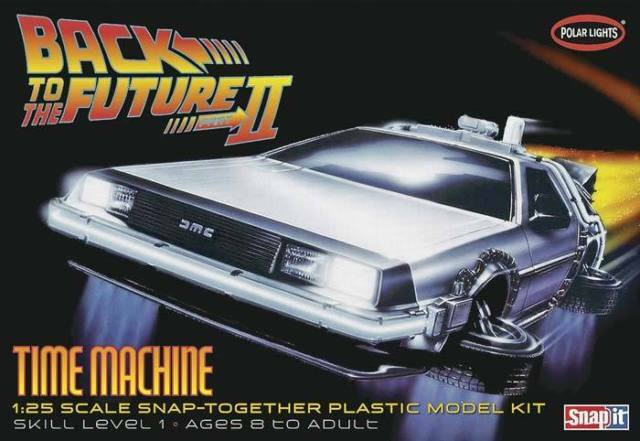 Polar Lights Pol925 1/25 Back to The Future II Time Machine Plastic ...