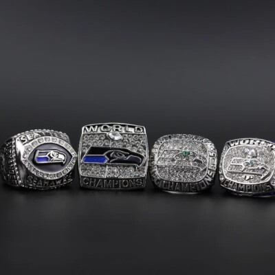 Seattle Seahawks - NFL/NFC Superbowl Championship 4 ring with w/box ...