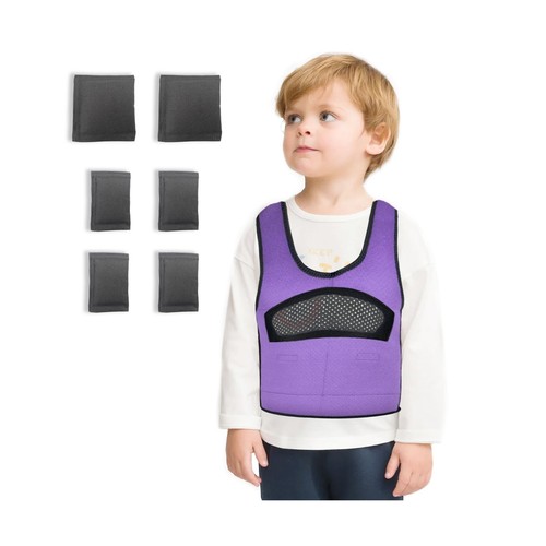 Weighted Vest for Kids Toddler Compression Vest for Kids Including 6 ...