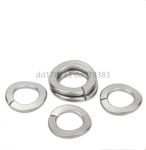 304 Stainless Steel Wave single Coil Spring Lock Washers M3 M4 M5 M6 M8 ...