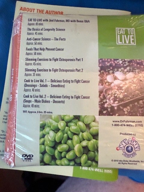 Eat to Live Joel Fuhrman M.D. 8-Disc DVD Set New & Sealed - w ...