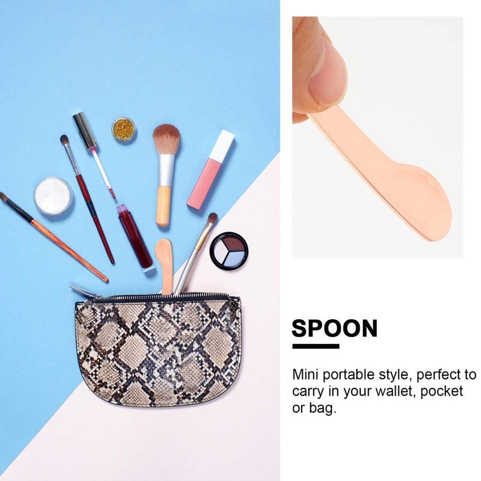 6 Pcs Skin Care Scoop Skincare Spatula Makeup Face Cream Mini Spoon ...
