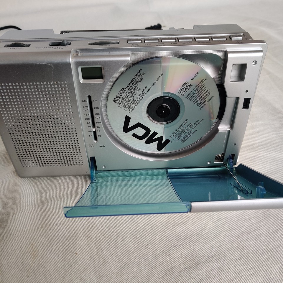 Emerson PD5098 Working Portable CD Player AM/FM Radio Tuner CD Tested ...