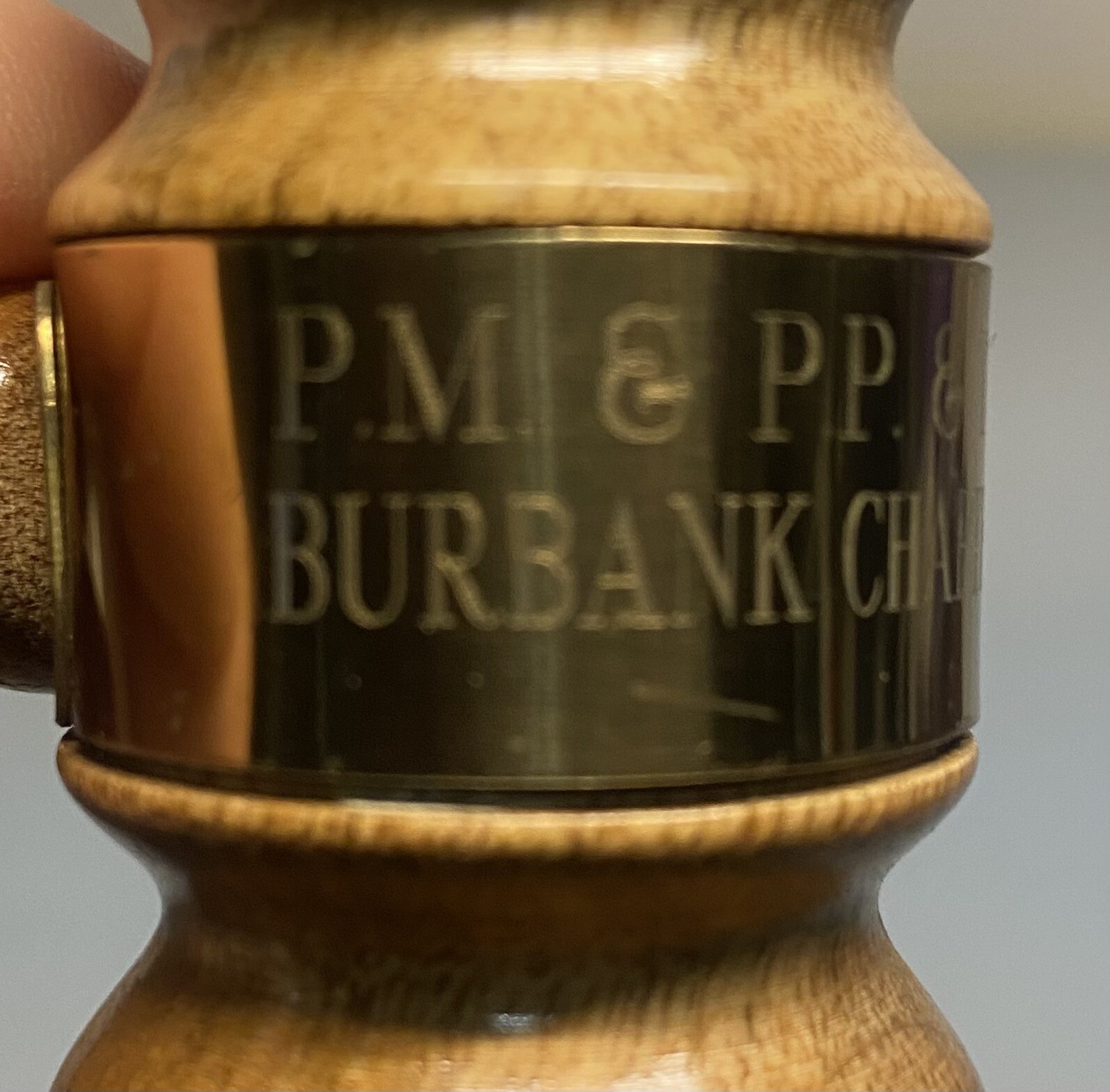 OES Order Of The Eastern Star Worthy PM PP Gavel & Block Set Masonic ...