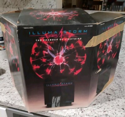 Vintage Illuma Storm Plasma Ball Globe Light 14-In Reacts To Vintage Illuma Storm Plasma Ball Globe Light 14-In Reacts To