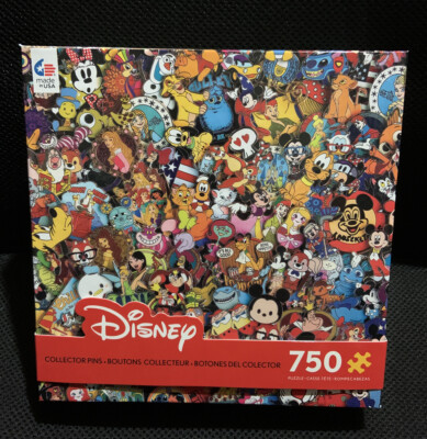 DISNEY COLLECTOR PINS 750 PIECE PUZZLE BY CEACO 24X18” | eBay