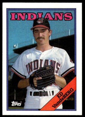 1988 Topps #421 Ed Vandenberg Pitcher Cleveland Indians FREE shipping ...