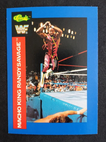 1991 Classic WWF Macho Man King Randy Savage #118 | eBay