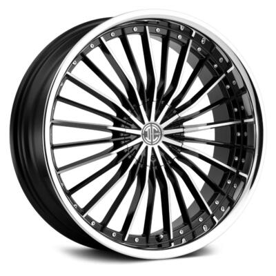 20 inch 20x8.5 2CRAVE No26 Black Chrome Lip wheels rims 5x120 +40 | eBay