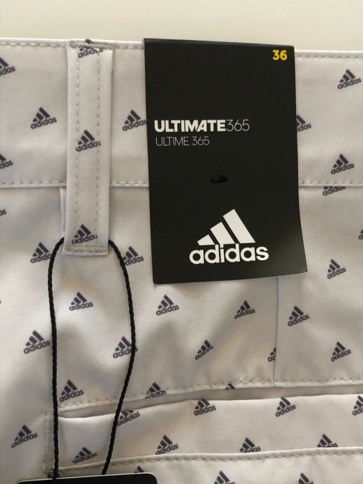 NEW Adidas Men’s Golf Shorts Ultimate 365 ADI Print 8.5” Inseam Grey Sz ...